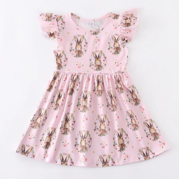 Dresses | Boutique Easter Bunny Peter Rabbit Girls Sleeveless Pink ...
